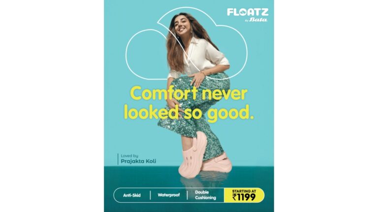 Floatz by Bata India launches latest campaign with Prajakta Koli ...