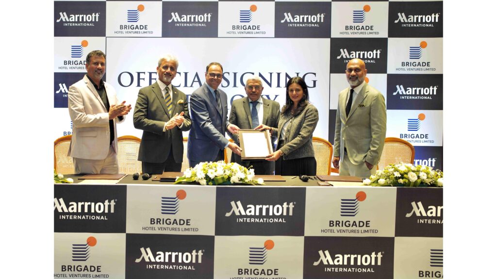 Brigade Hotel Ventures Limited signs multi-deal agreement with Marriott ...