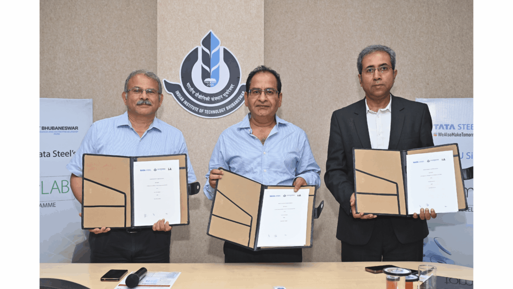 Tata Steel signs MoU with IIT Bhubaneswar and India Accelerator to ...