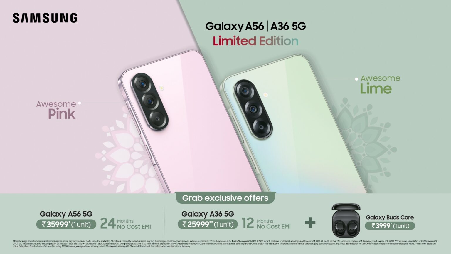Samsung Brings New Colours to Galaxy A56 5G and Galaxy A36 5G ...