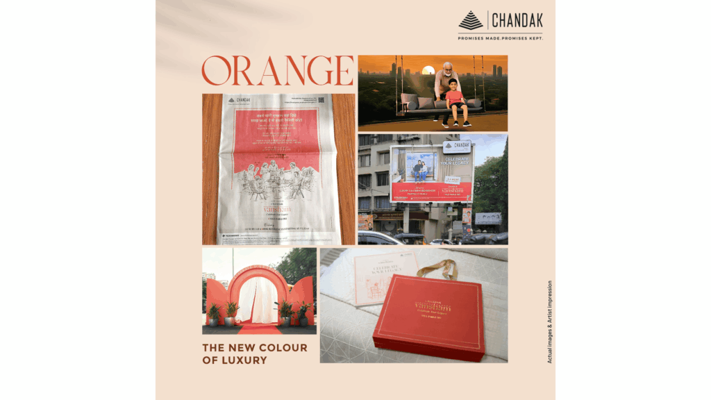 Chandak Group Paints Luxury in “Orange” with a Bold Expression at ...