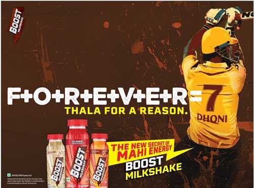 Boost Milkshake Celebrates Mahi Energy: A Powerful Tribute to MS Dhoni ...